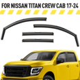 Extra Durable Window Deflectors In-Channel Window Visors Rain Guards ...