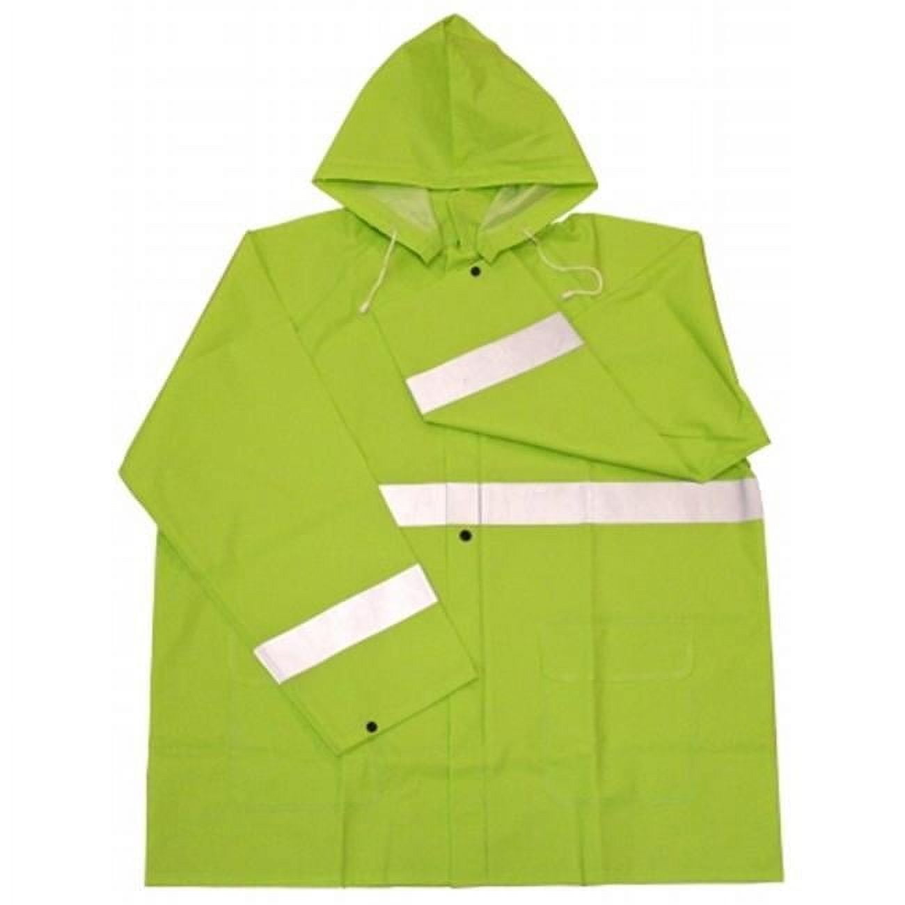 Extra Extra Large Fluorescent Green 35mm Rain Jacket 3PR0350NJ - Walmart.com
