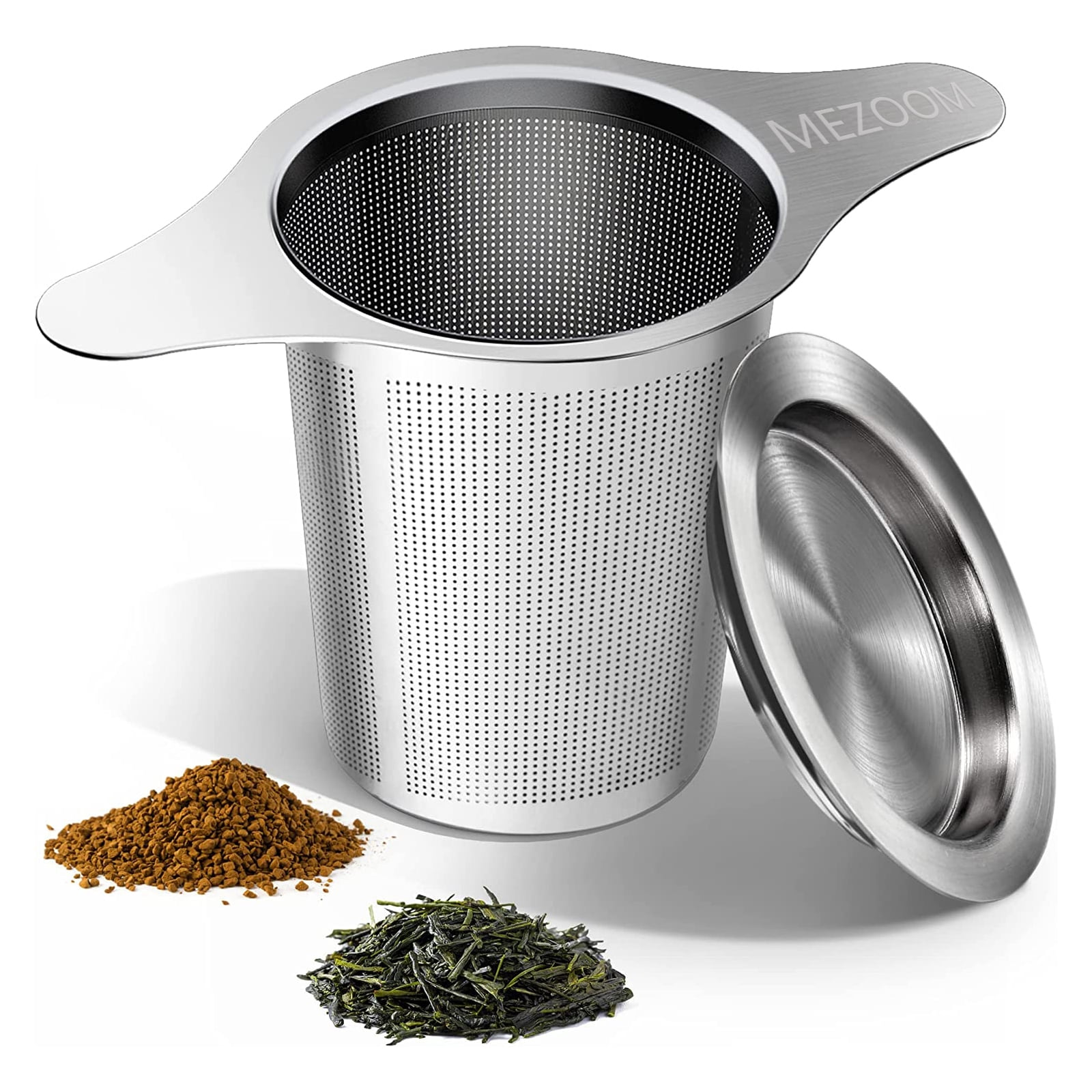 18/8 Stainless Steel Tea Infuser, Large Capacity Mesh Strainer with ...