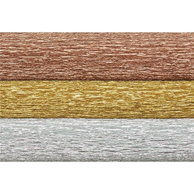 Extra Fine Crepe Papr, Metallic Assorted Colors - Walmart.com