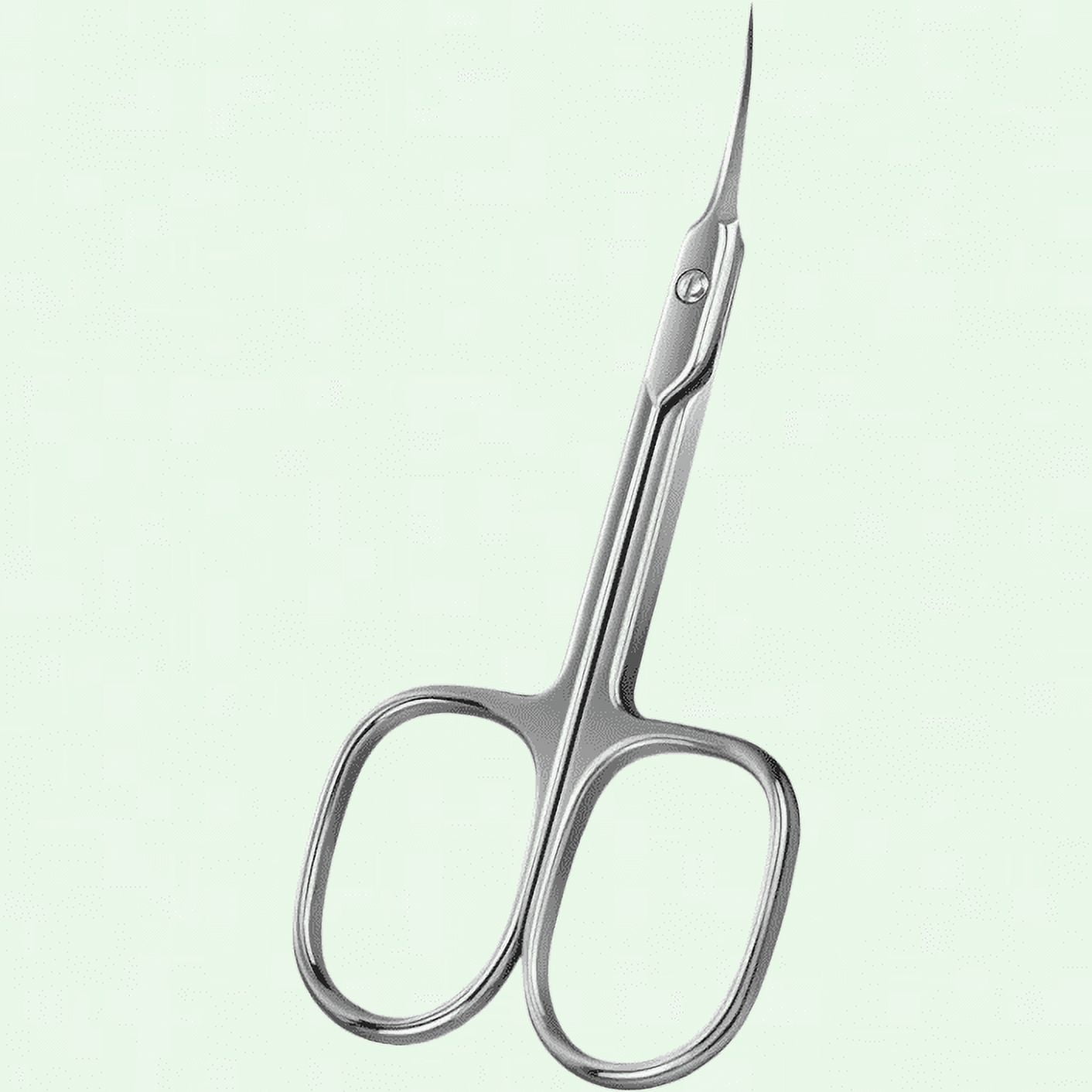 Extra Fine Curved Blade Cuticle Scissors, Professional Manicure ...