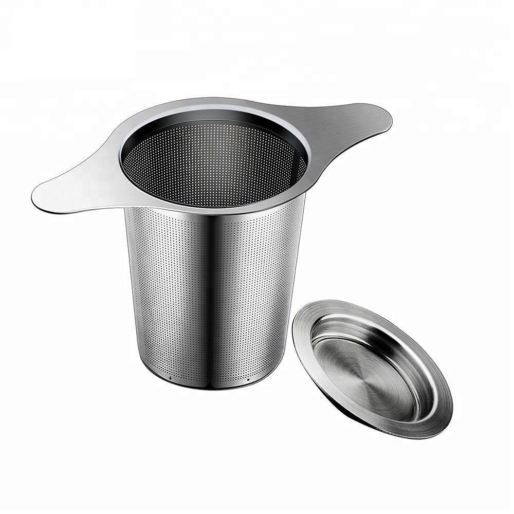 Extra Fine Stainless Steel Tea Infuser Mesh Strainer with Large ...