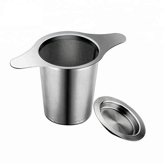 Extra Fine Stainless Steel Tea Infuser Mesh Strainer with Large ...