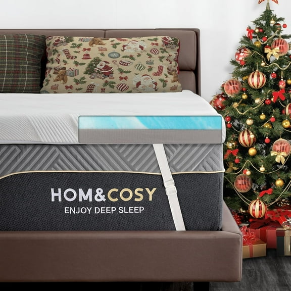 BedStory Firm Mattress Topper 4 Inch Twin Size - Extra Firm Memory Foam ...