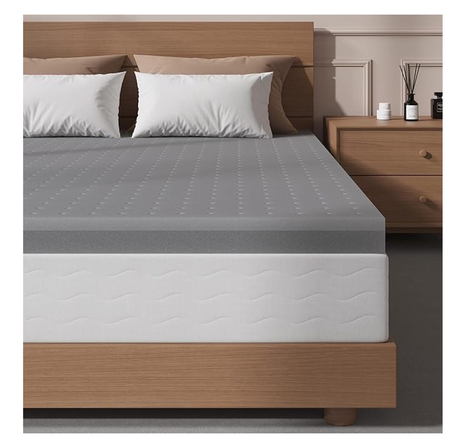 Extra Firm Mattress Topper King Size 3 Inch - Firm Memory Foam Mattress ...