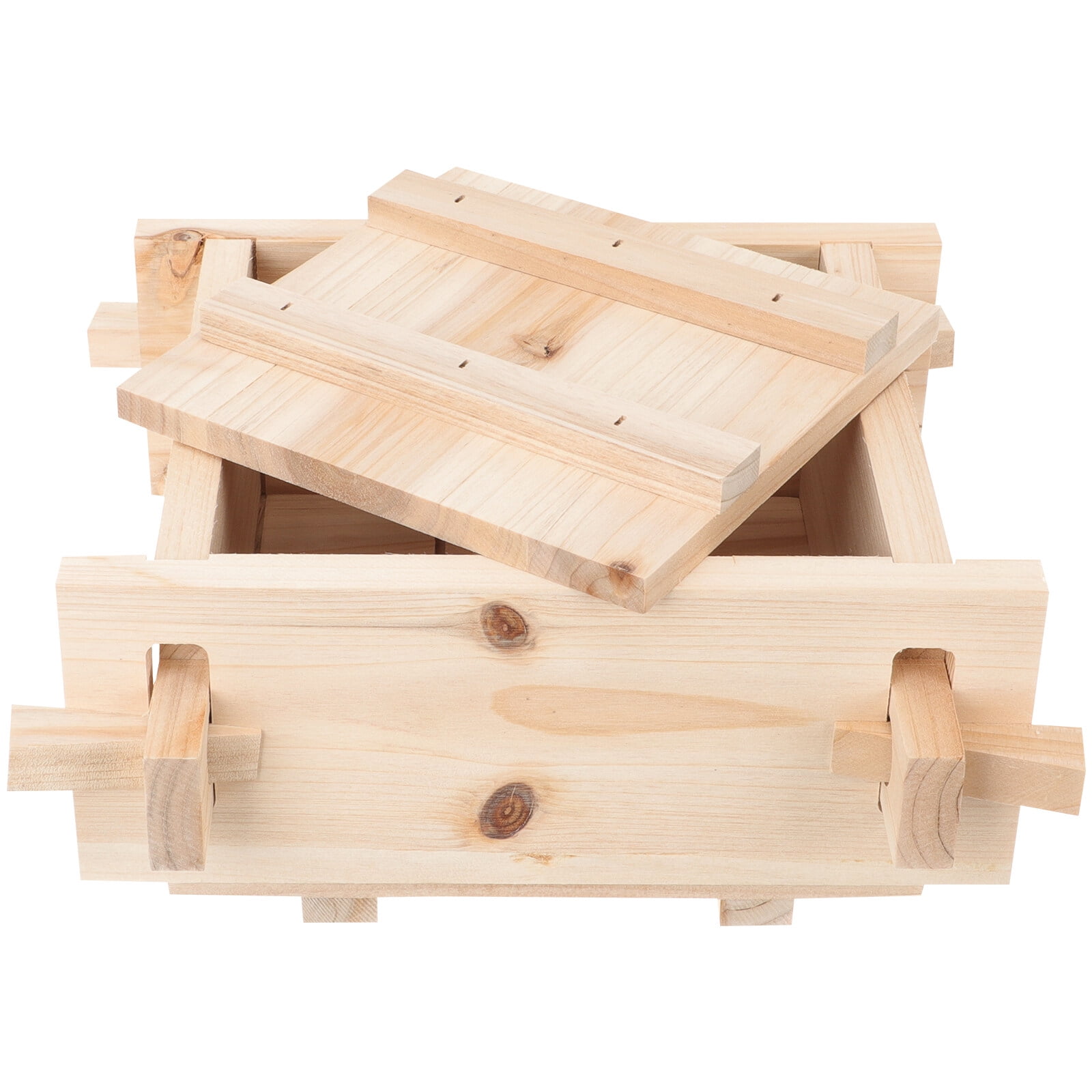 Wooden Tofu Press Mold for Home Use Make Your Own Tofu Beige Color ...