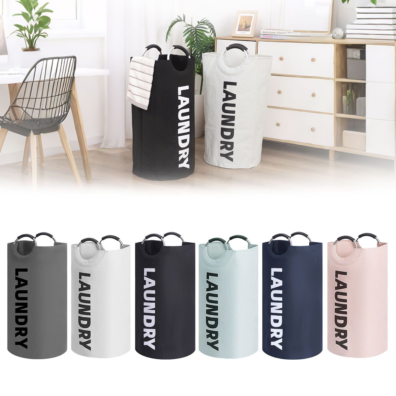 Walmart Clearance! Aminojy 90L Large Laundry Basket, Collapsible ...