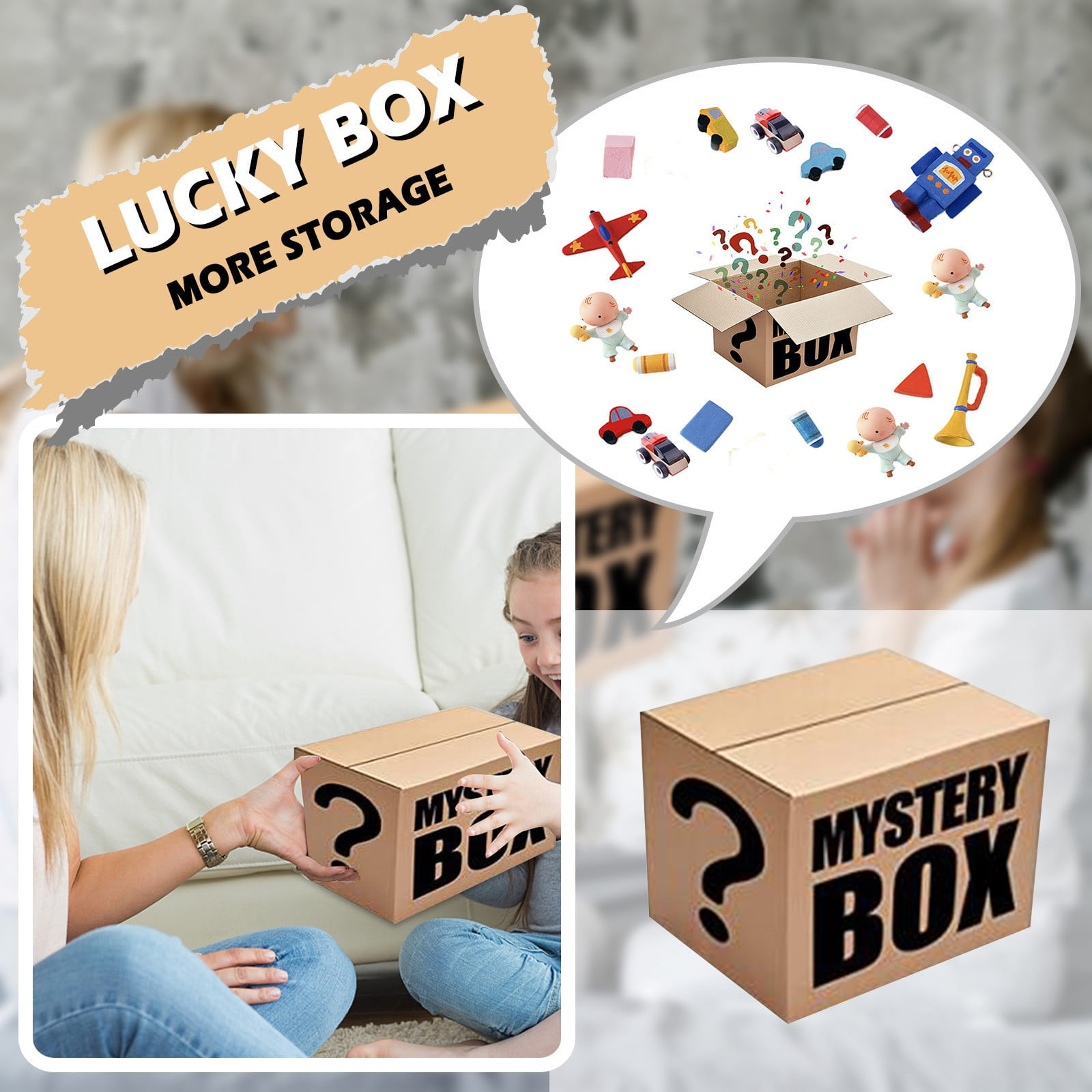 Extra Hard Reinforced Carton Lucky-Box Toy Box Extra Hard Reinforced ...