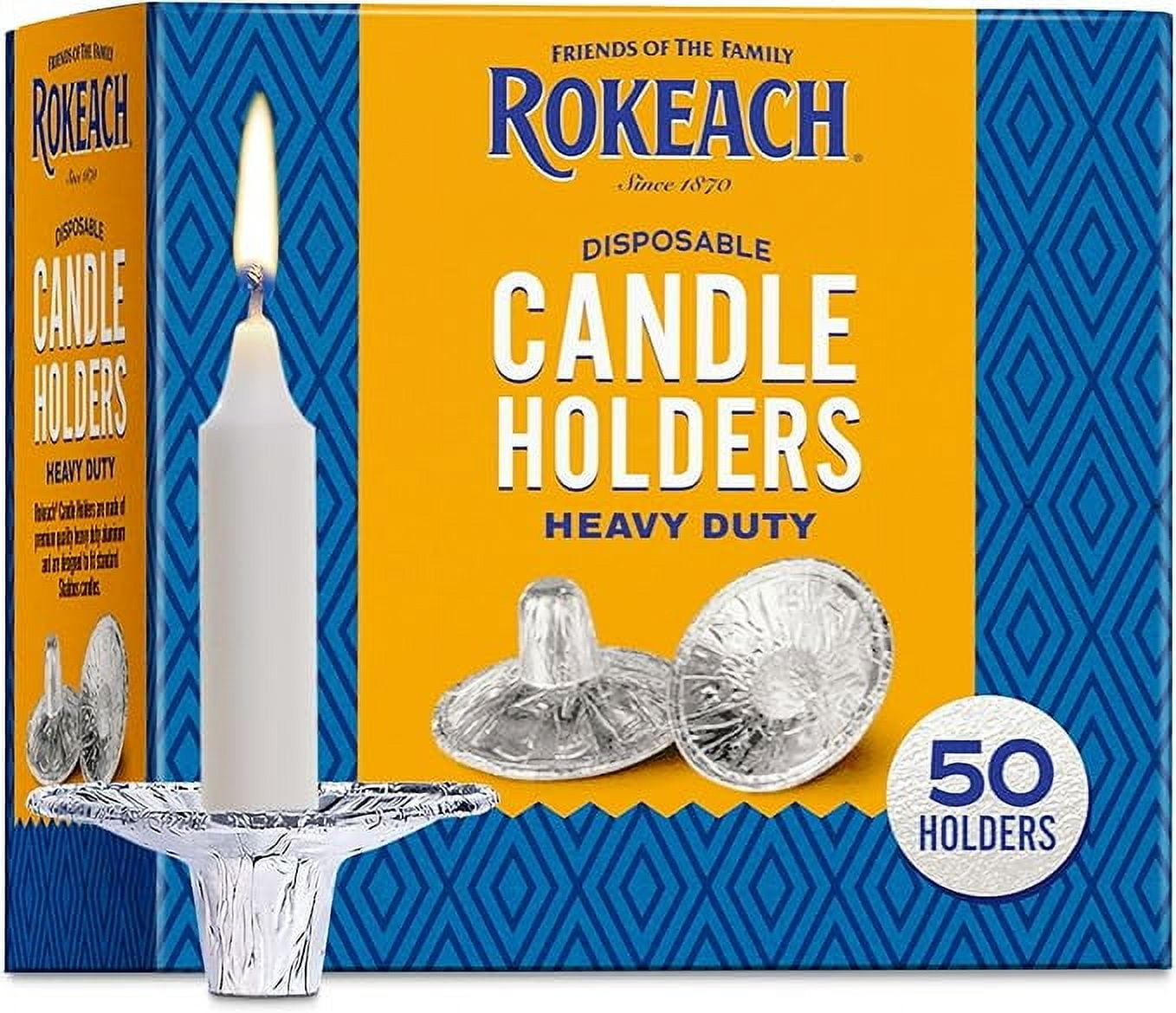 Extra Heavy Duty Disposable Aluminum Foil Candle Holders (50 Count ...