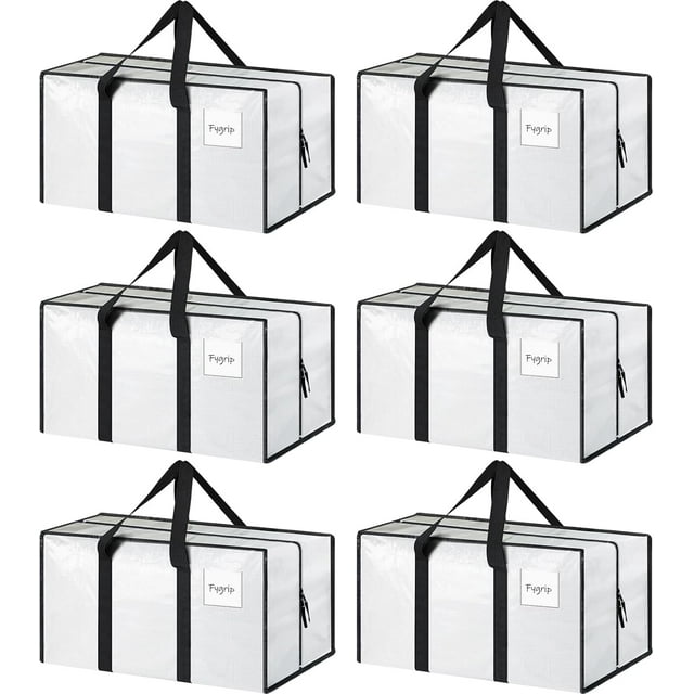 Extra Heavy Duty Large Moving Bags with Strong Zipper & Comfortable ...