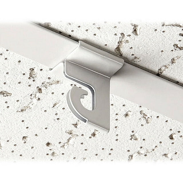 Extra Heavy Duty Hanging White Aluminum Grid Clips for Ceiling - 10 ...