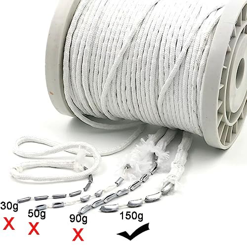 Extra Heavy Sausage/Rope Lead Weight Cord Rope Curtain Accessories for ...