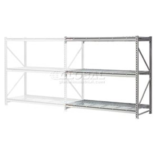 Extra High Capacity Bulk Rack with Wire Decking Add-On - Gray - 96 x 48 ...
