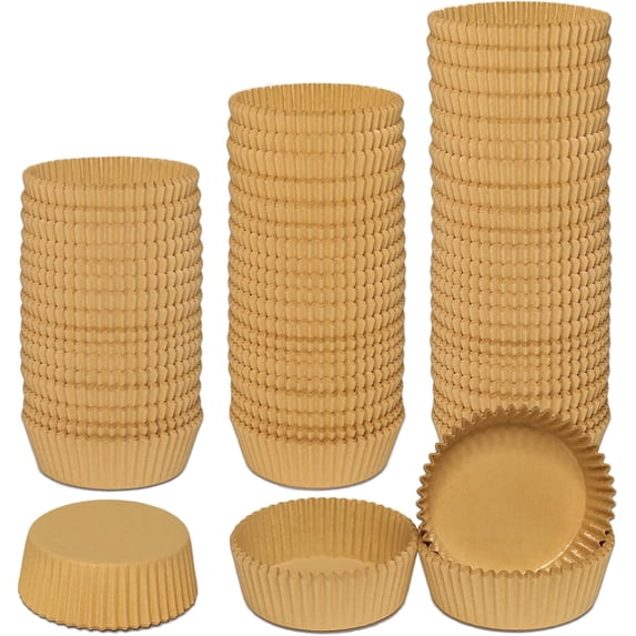 Extra Jumbo Cupcake Liners 200 Pcs, 3.54 Inch Parchment Muffin Liners ...