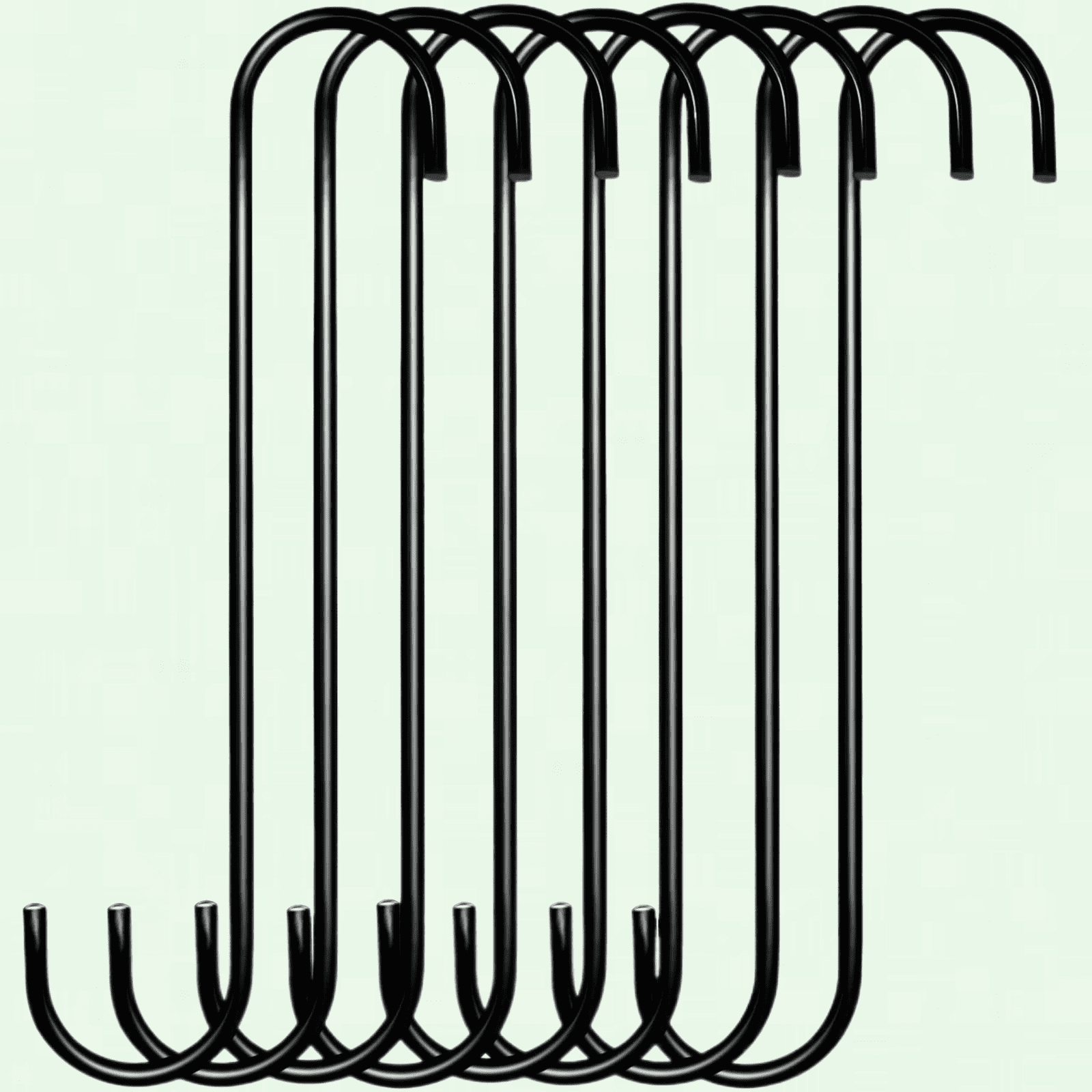 Extra Large 10 Inch S Hooks for Hanging, Heavy Duty Molded S Hook ...