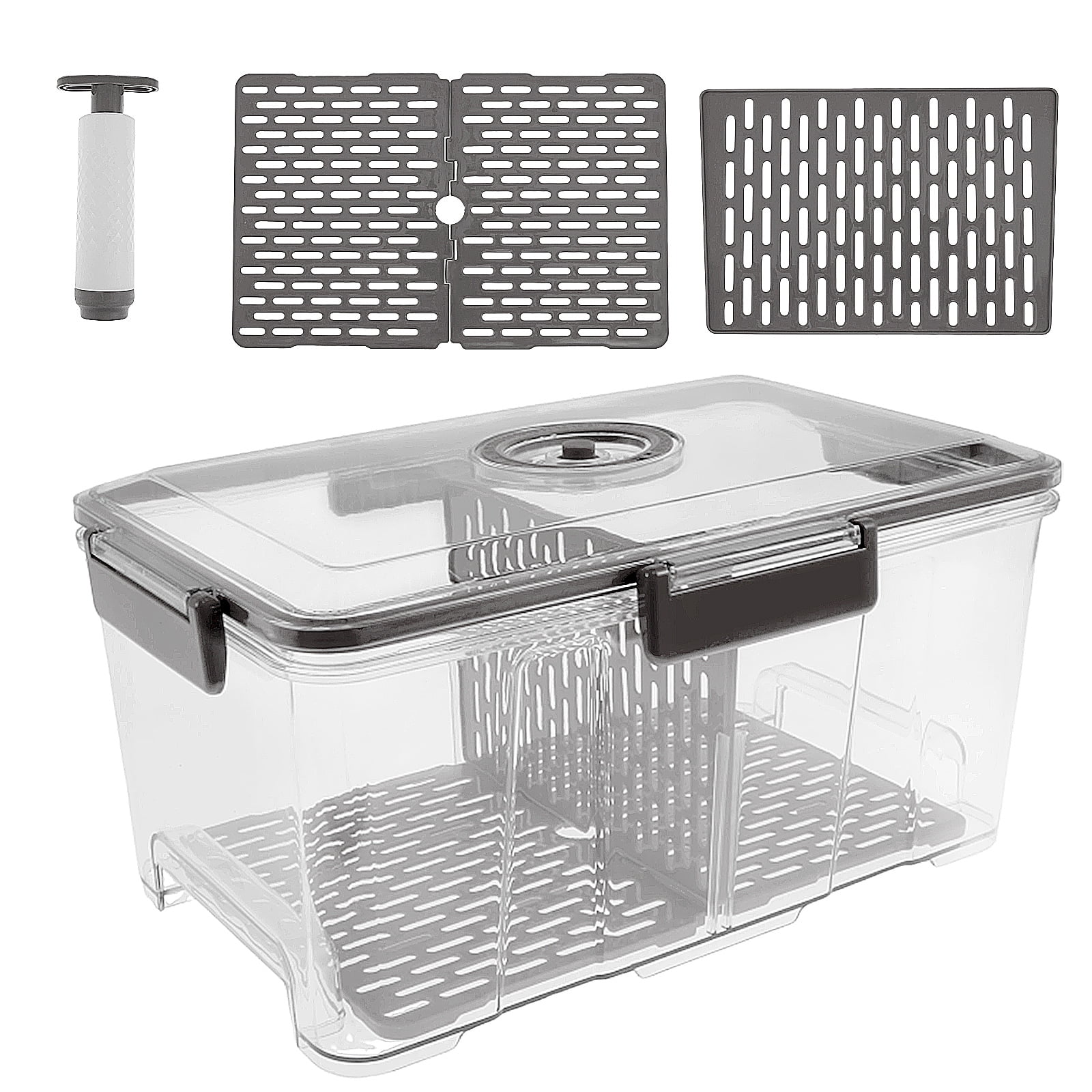 Extra Large (13.73x7.7x8.68in) Bread Box for Kitchen Counter Airtight ...