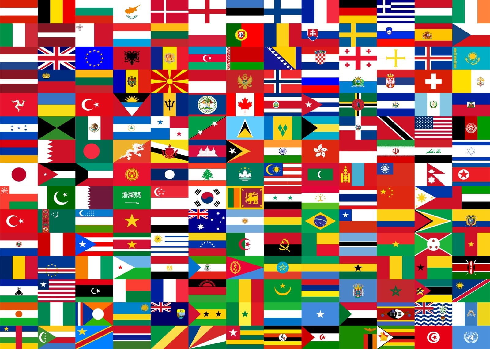 Extra Large 15ft x 8ft Polyester International Flags Backdrop for ...