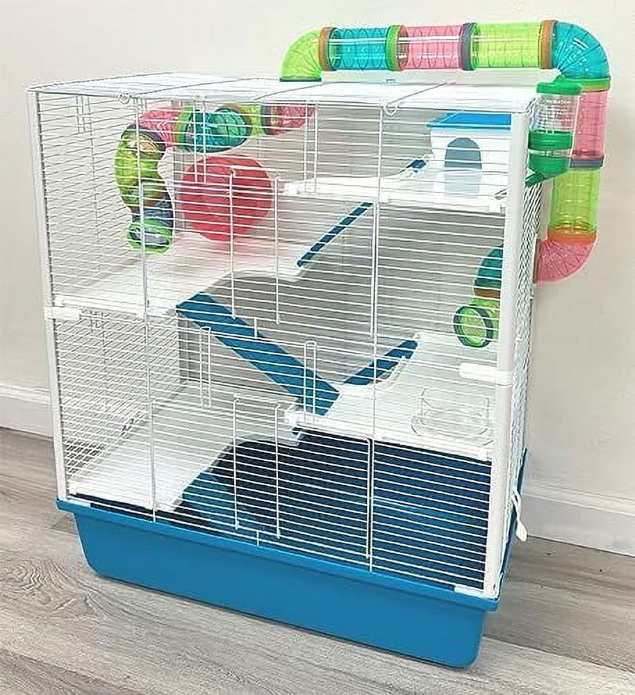 Extra Large 23" Multi-Tiers Hamster Palace Gerbil Habitat Mouse House ...