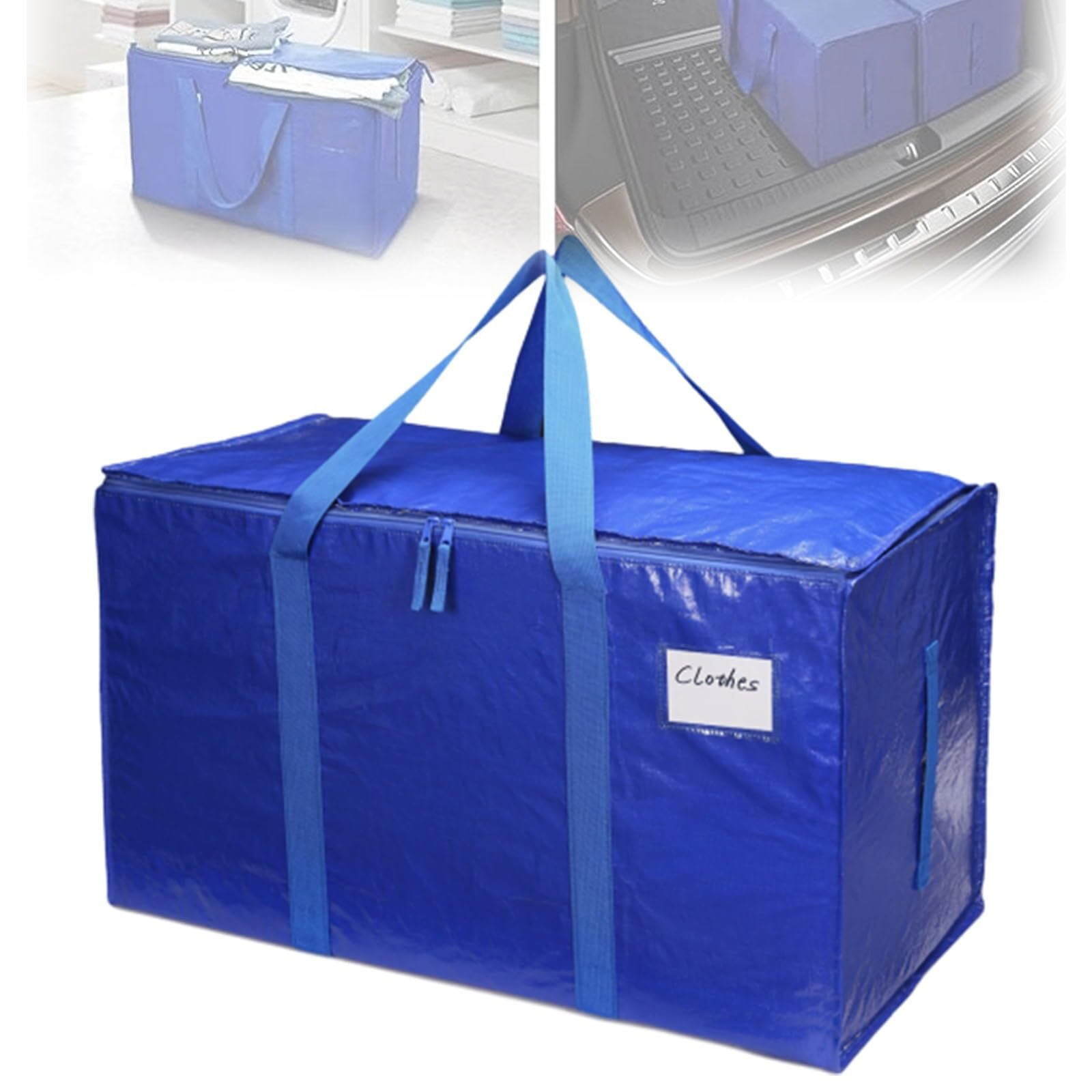 Extra Large 24 Gallon Storage Bags Durable Moving Totes with Reinforced ...