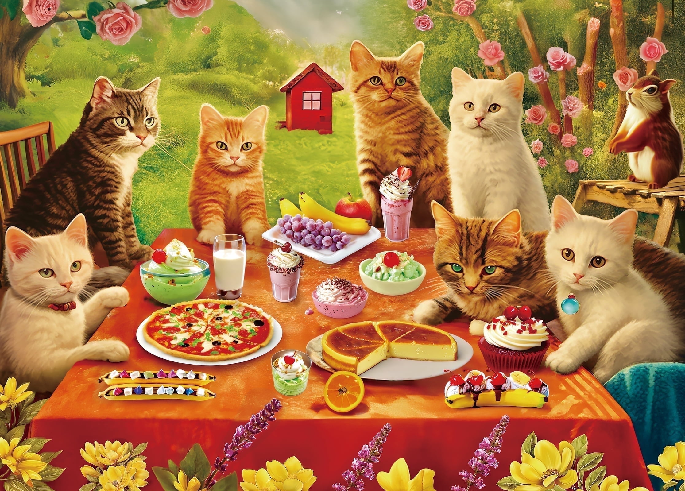 300 Piece Jigsaw Puzzles for Adults - Large Piece, 21" x 15" Full Size ...