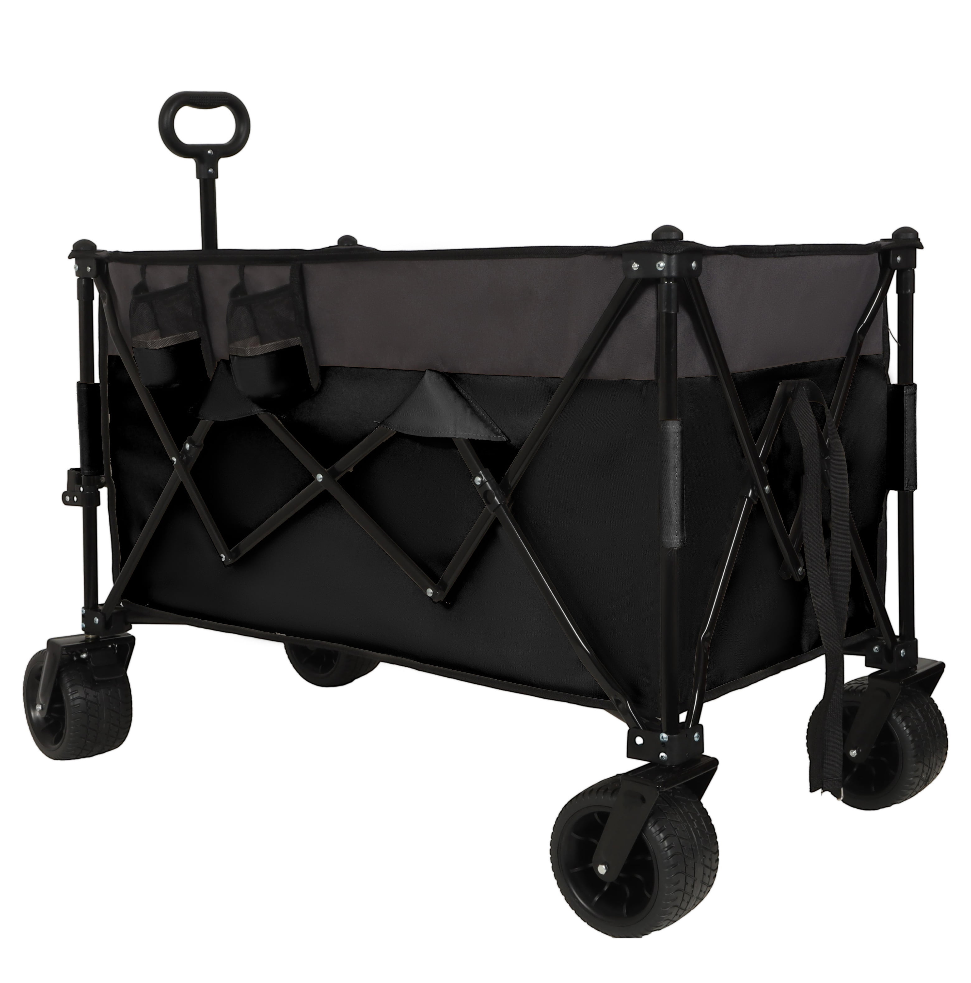Extra Large 300L Tall Heavy-Duty Folding Wagon Cart with 480lbs ...
