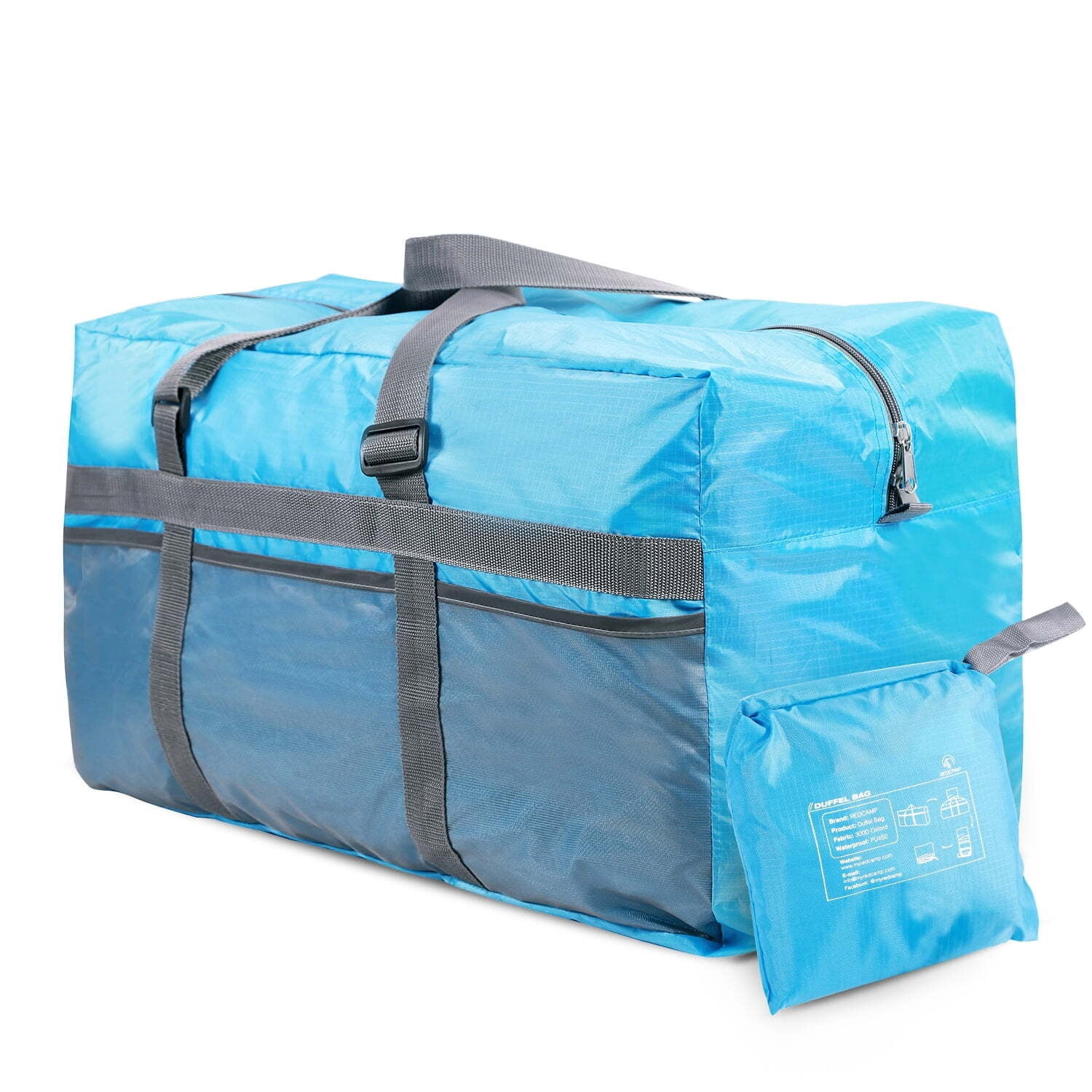 Extra Large 31'' Duffle Bag 96L Black Lightweight, Waterproof Travel ...