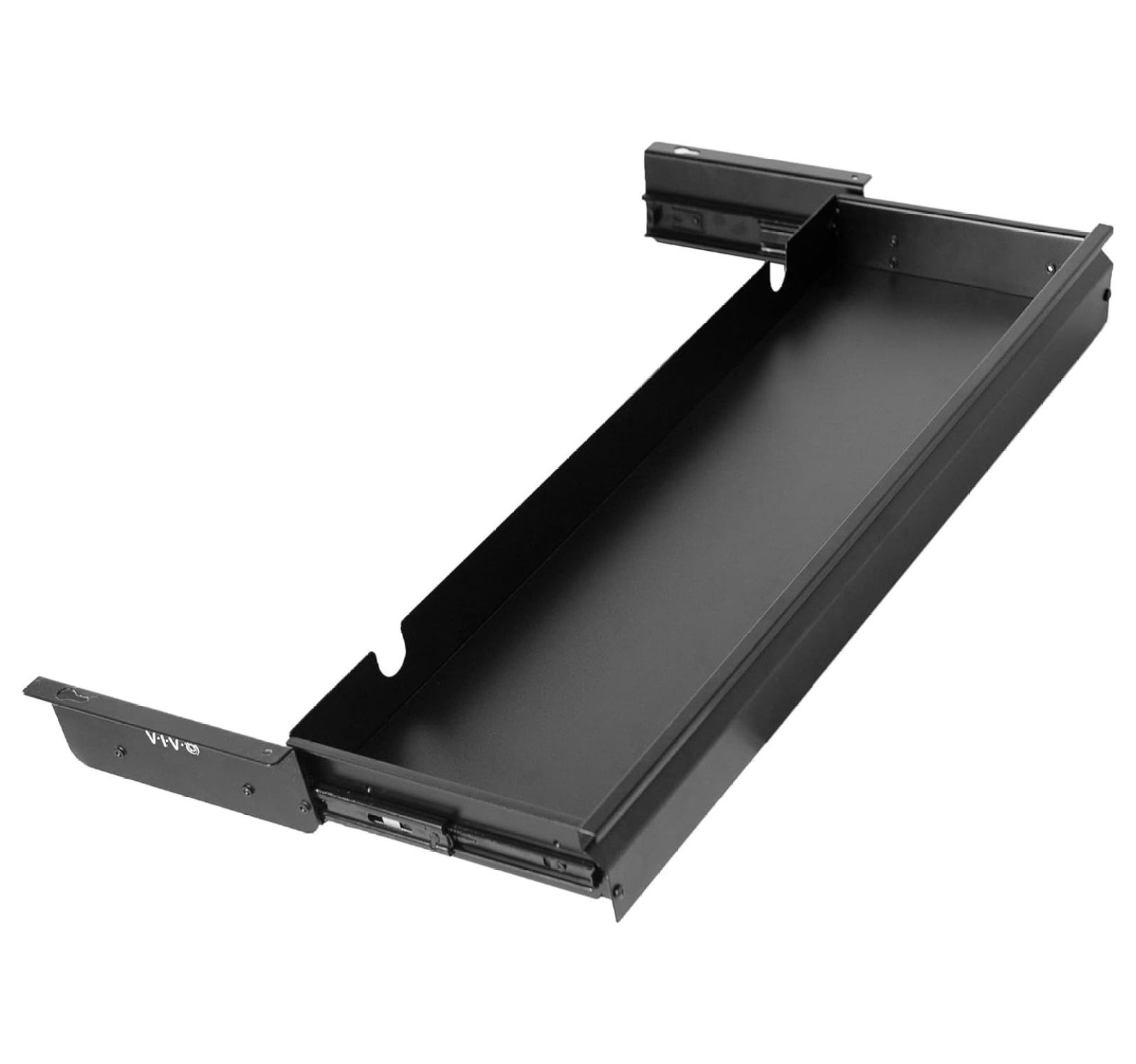 Extra Large 33 inch Under Desk Sliding Pull-out Drawer or Keyboard Tray ...