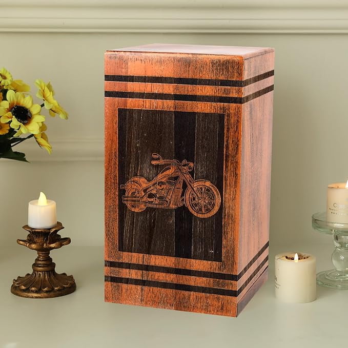 Extra Large 350 lbs - Wooden Urn Box - Decorative Urns - Burial Urns ...