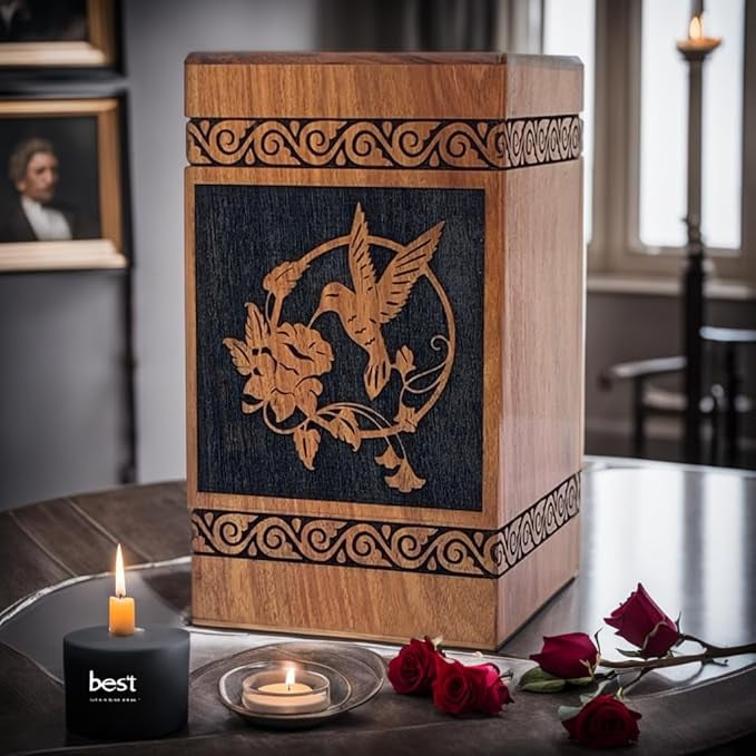 Extra Large 350 lbs - Wooden Urn Box - Decorative Urns - Burial Urns ...