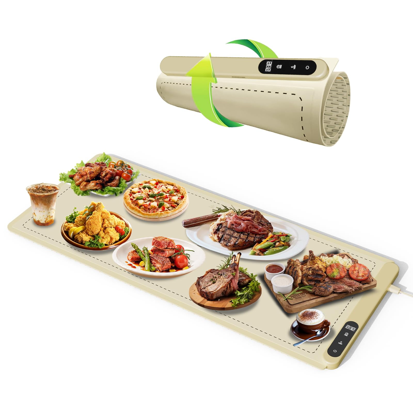 Extra Large 36''X18'' Warming Mat for Party and Families - Upgrade ...