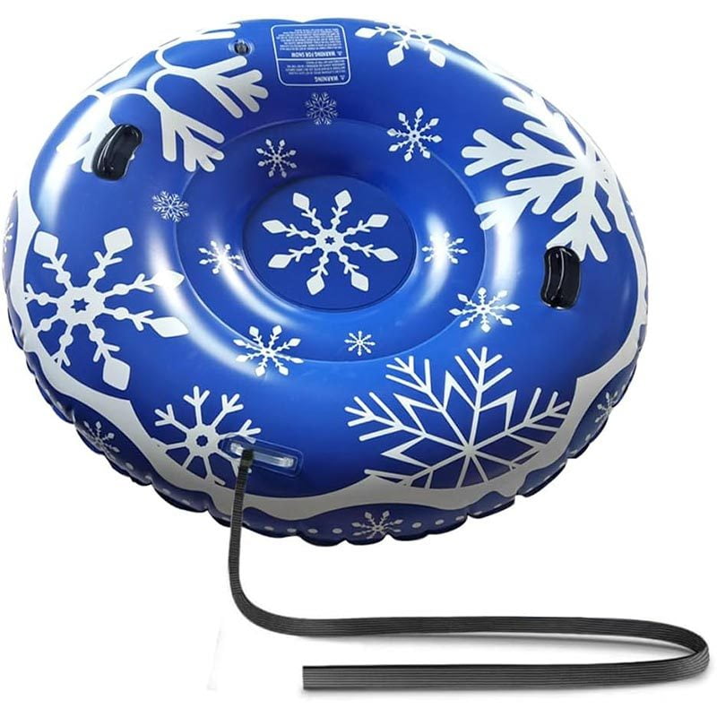Extra Large 47" Inflatable Snow Tube, Heavy-Duty PVC Snow Sleds with ...
