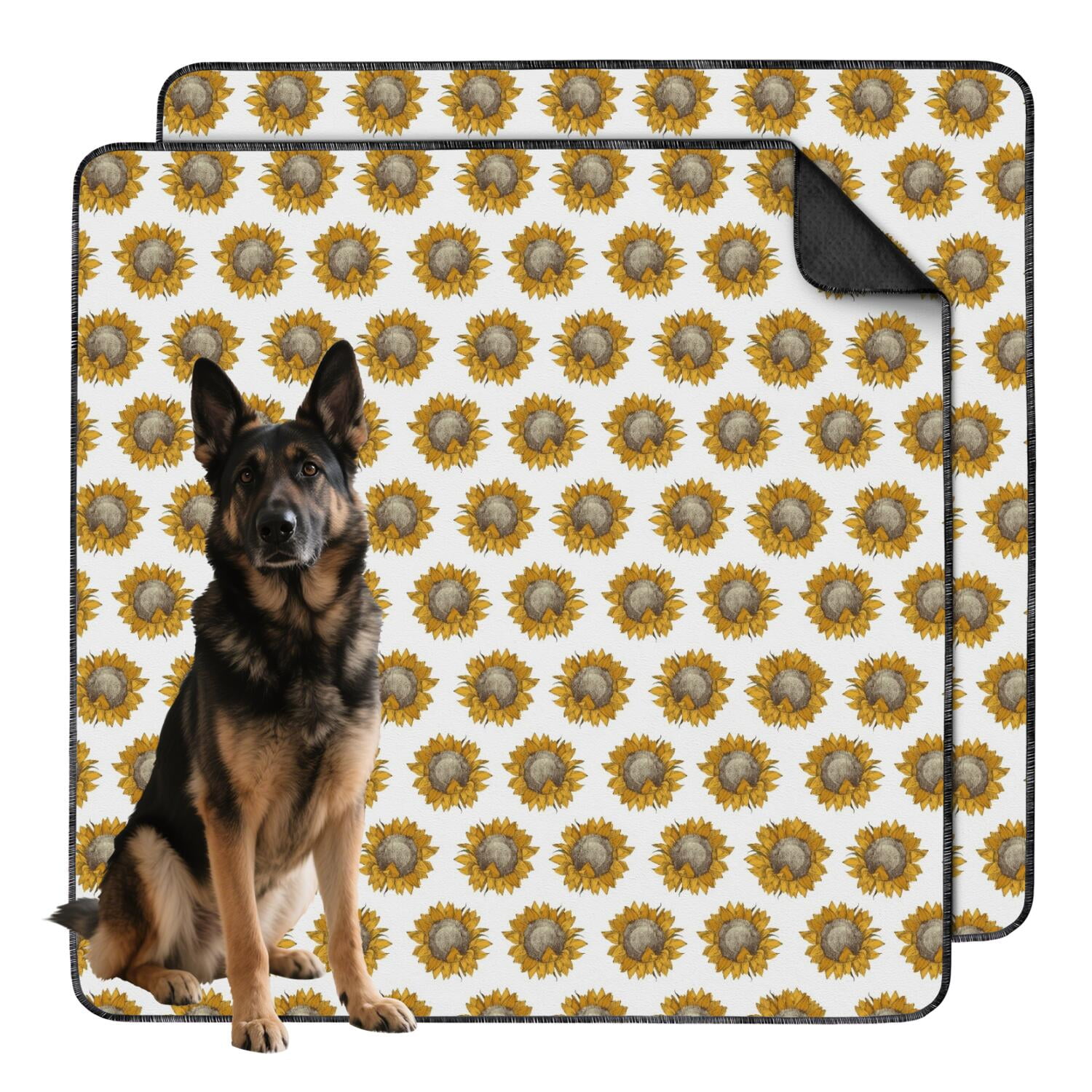 Extra Large 48x48 Inch Washable Dog Urine Pad, Super Absorbent Reusable ...
