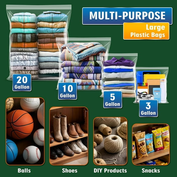 Extra Large Plastic Storage Bags