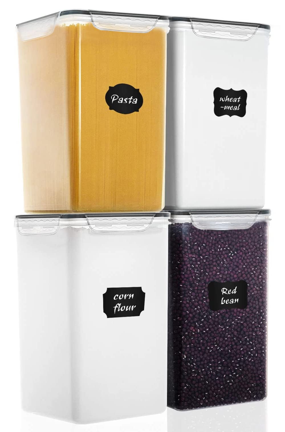 Extra Large 6.5L Food Storage Containers, Wide Deep Airtight Kitchen ...