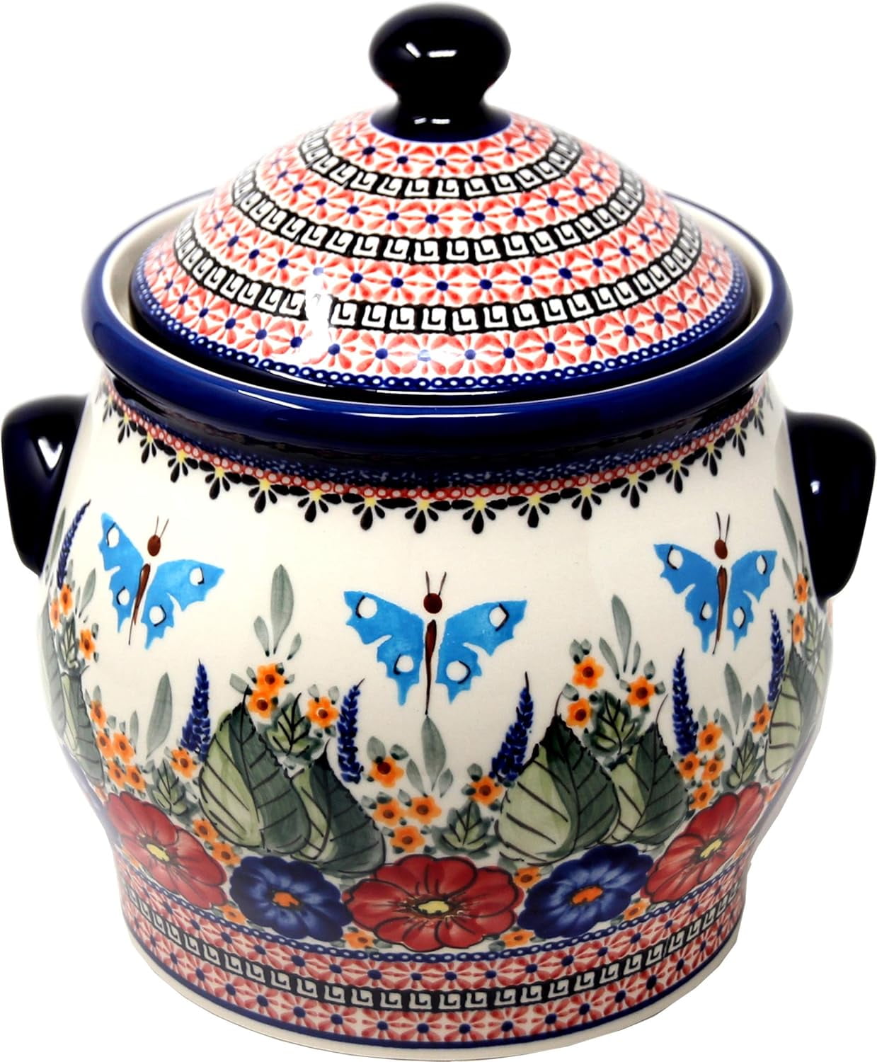 Extra Large 6 Quart Cookie Jar/Canister from Zaklady Boleslawiec in ...