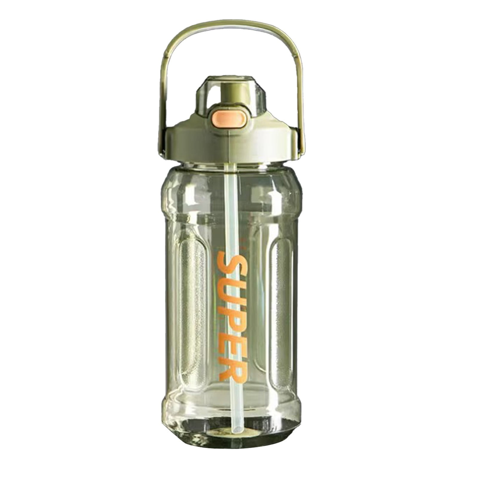 Extra Large 68oz Sports Water Bottle Insulated Plastic Cup with Carry ...