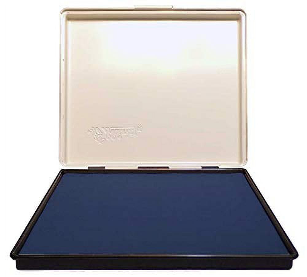 Extra Large 7" x 8" Industrial Rubber Stamp Ink Pad, Blue - Walmart.com