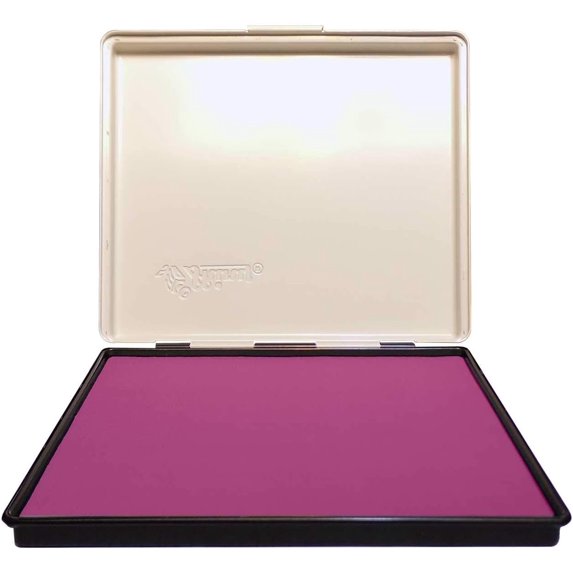 Extra Large 8'' x 12'' Industrial Rubber Stamp Ink Pad in Metal Case ...