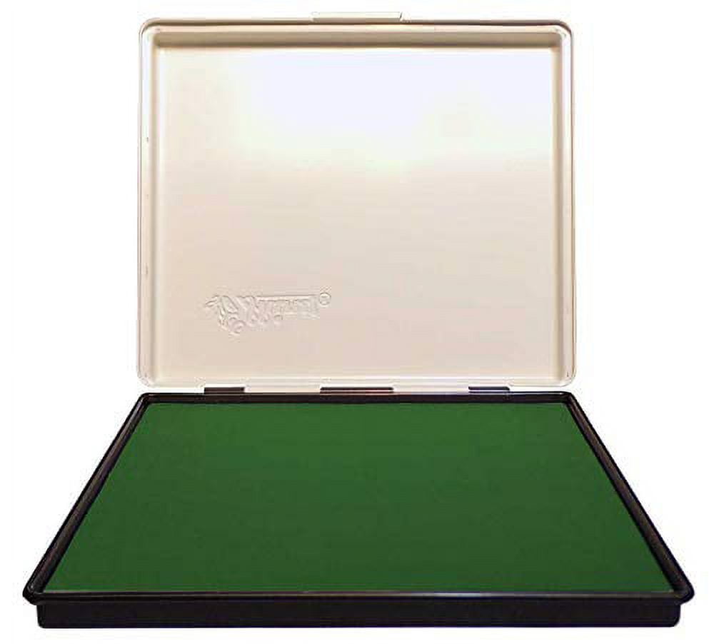 Extra Large 8" x 12" Industrial Rubber Stamp Ink Pad in Metal Case ...