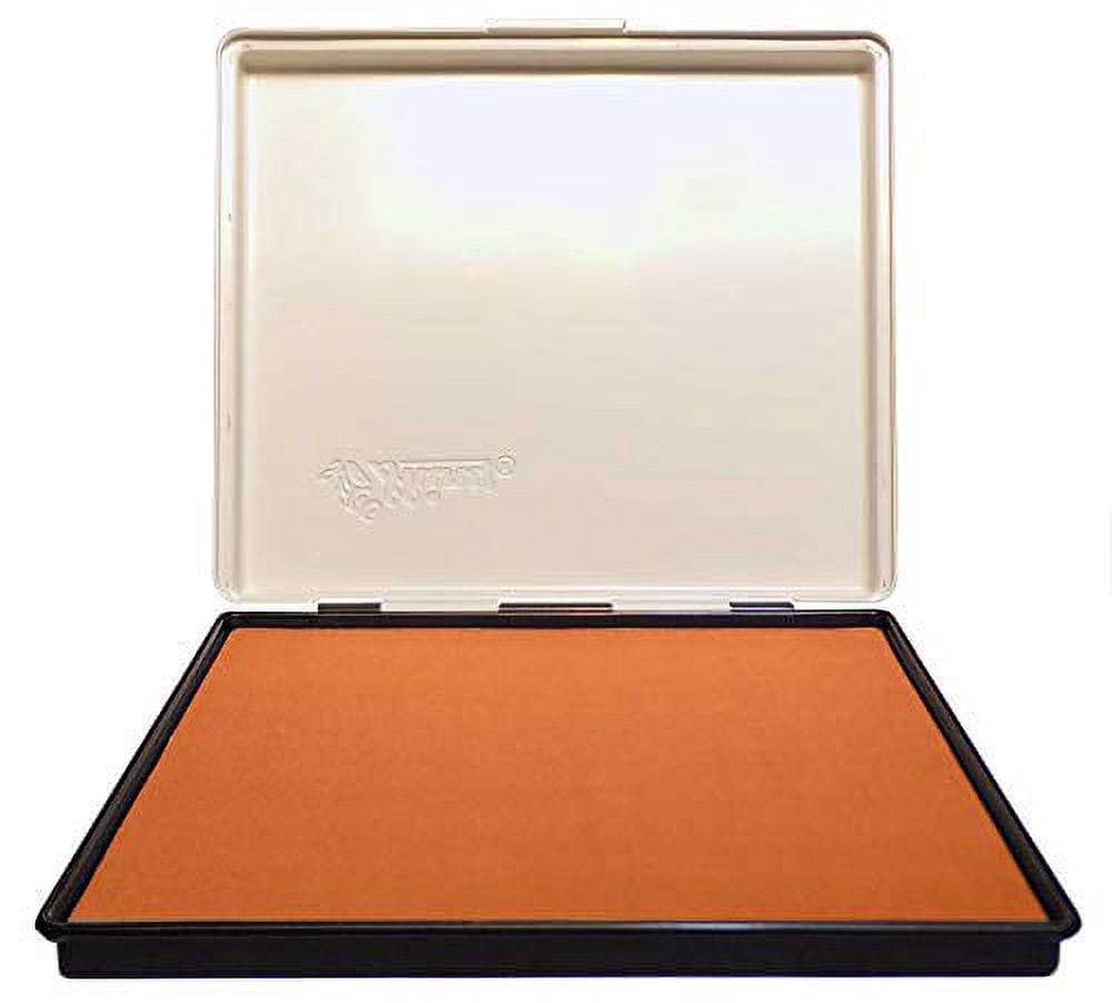 Extra Large 8" x 12" Industrial Rubber Stamp Ink Pad in Metal Case ...