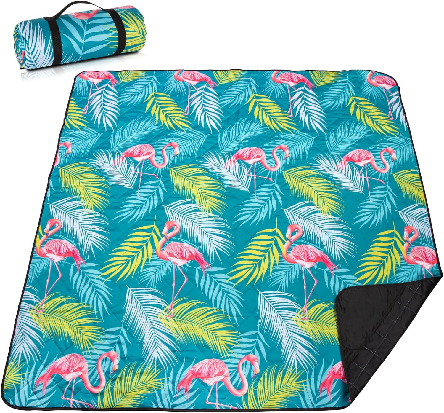 Extra Large(80 "x 80") Picnic Blanket, 3-Layer Thicking Outdoor Camping ...