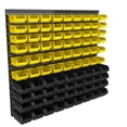 Extra Large 90PCS Wall Mounted Storage Bins Organizer, Plastic Screw ...