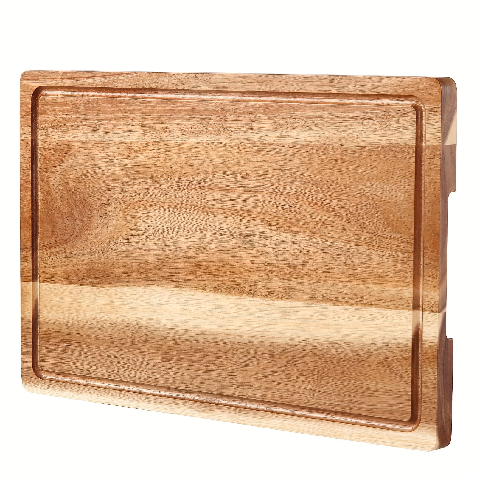 Extra Large Acacia Wood Cutting Board for Kitchen – Multipurpose ...