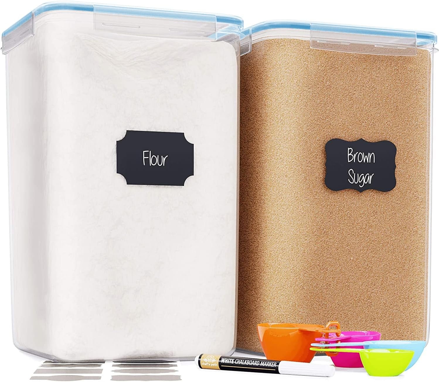 Extra Large Airtight Food Storage Containers with Lids, Airtight ...