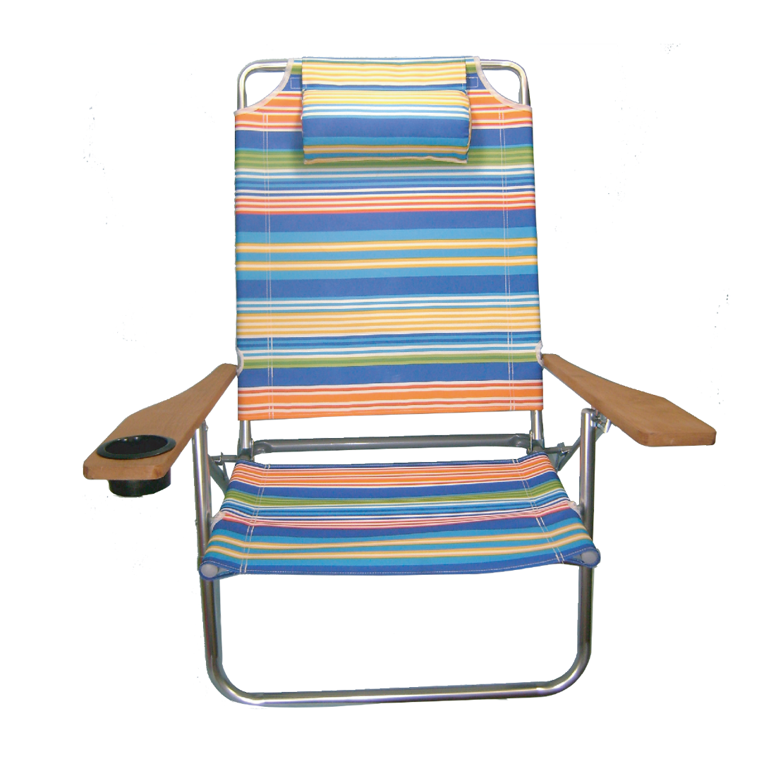 Extra-Large Aluminum Beach Chair, Stripe - Walmart.com