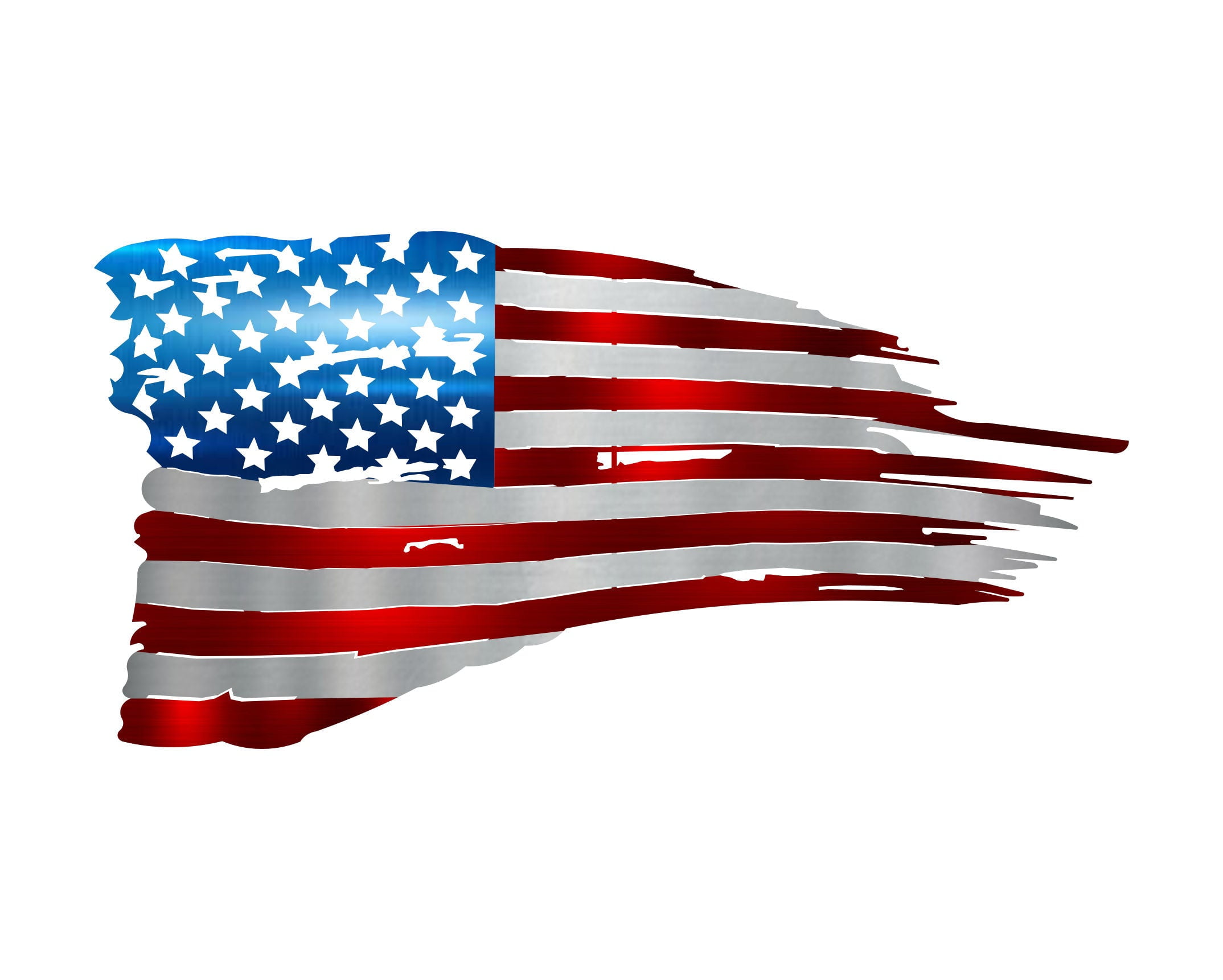 Extra Large American Tattered Flag - Walmart.com