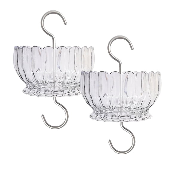 HOLAHOMA Extra Large Ant Moat, 9 OZ Capacity, Red Daisy Design ...