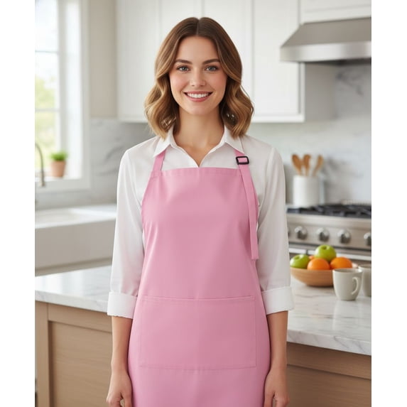 Extra Large Apron for Men Adjustable Bib Aprons with 2 Pockets Cooking ...