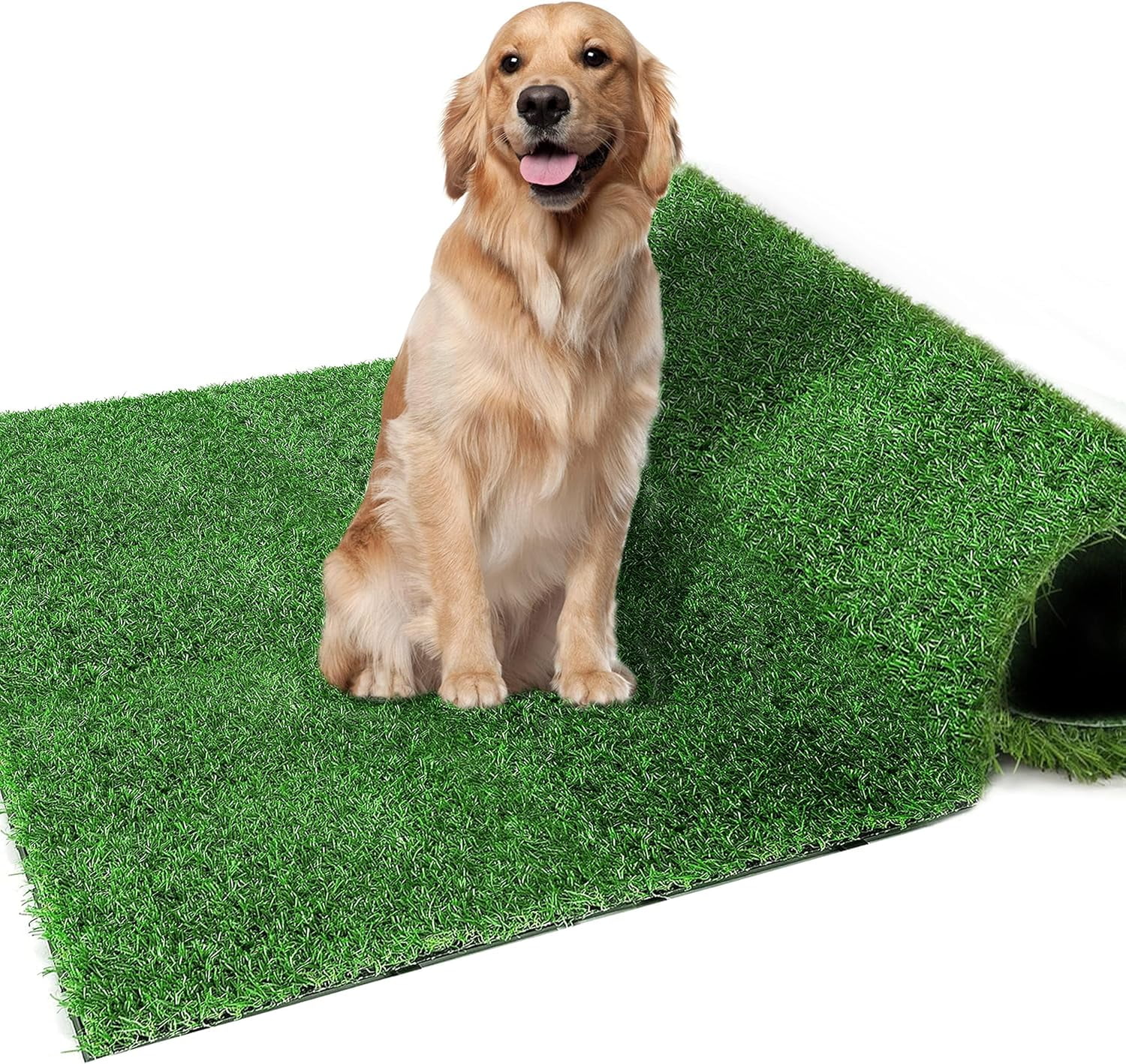 Extra Large Artificial Grass Pad 59.2 x 39.3in for Large Dogs Indoor ...