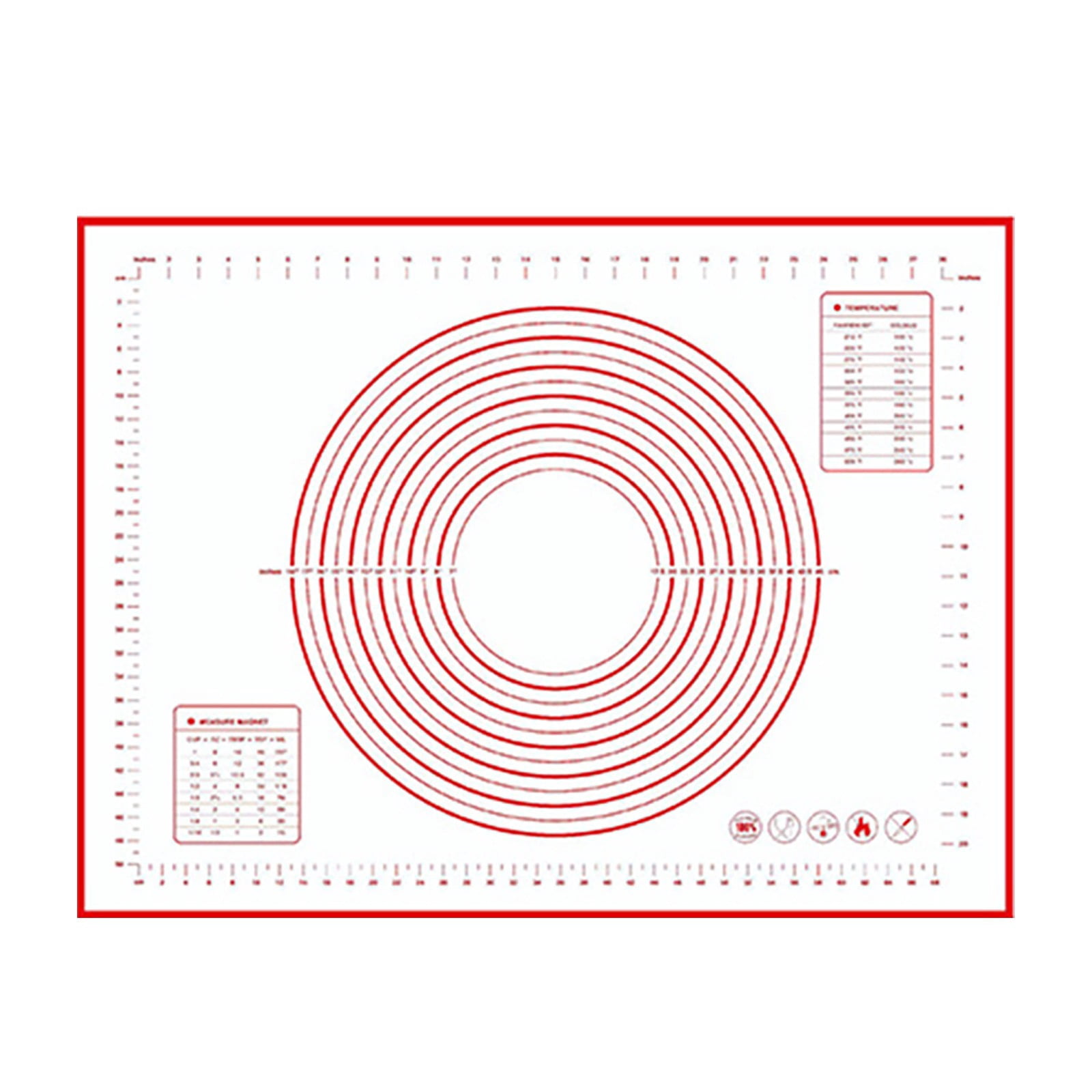 Extra Large Baking Mat With Measurements Non Stick Silicone Baking Mat ...